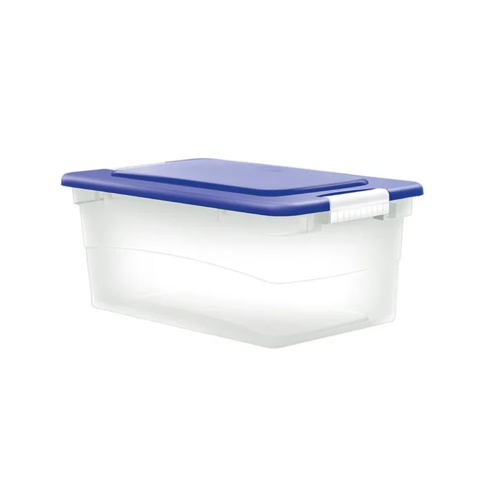Caja LOK-IT N#30 Transparente C/Tapa Color | Multisaba