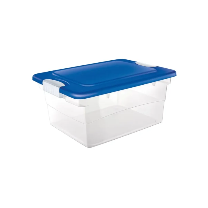 Caja Lok-It N#15 Transparente C/Tapa Color | Multisaba